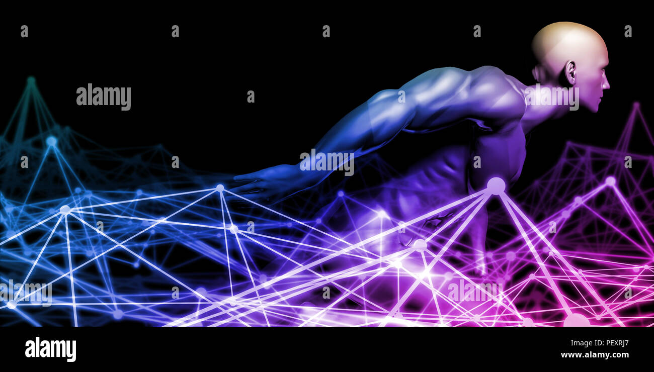 Modern Digital Economy on a Global Work Scale Stock Photo - Alamy
