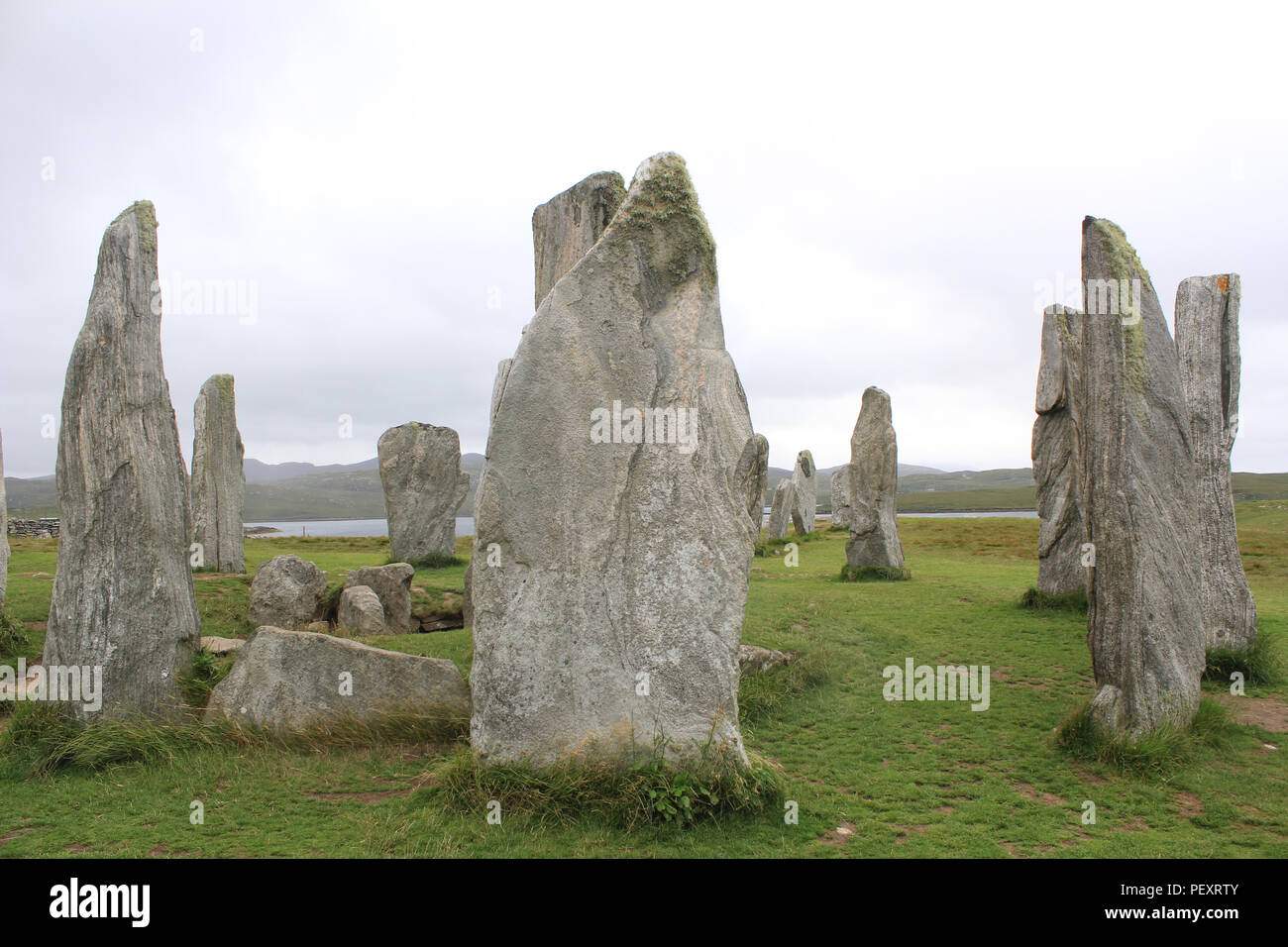 Callanish stones overcast hi-res stock photography and images - Alamy