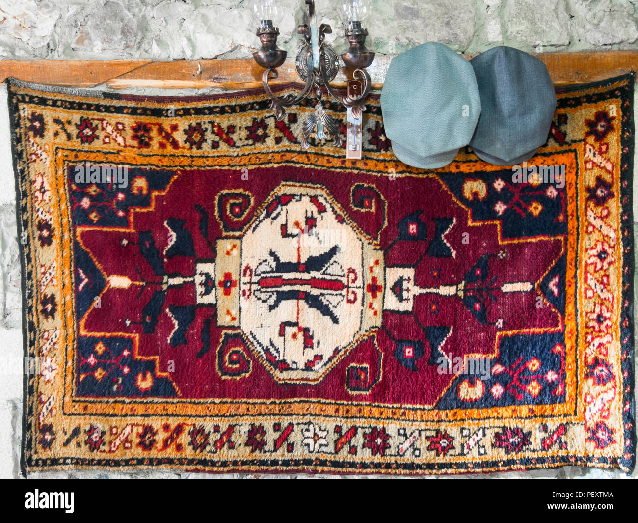 Texture turkish carpet hi-res stock photography and images - Alamy