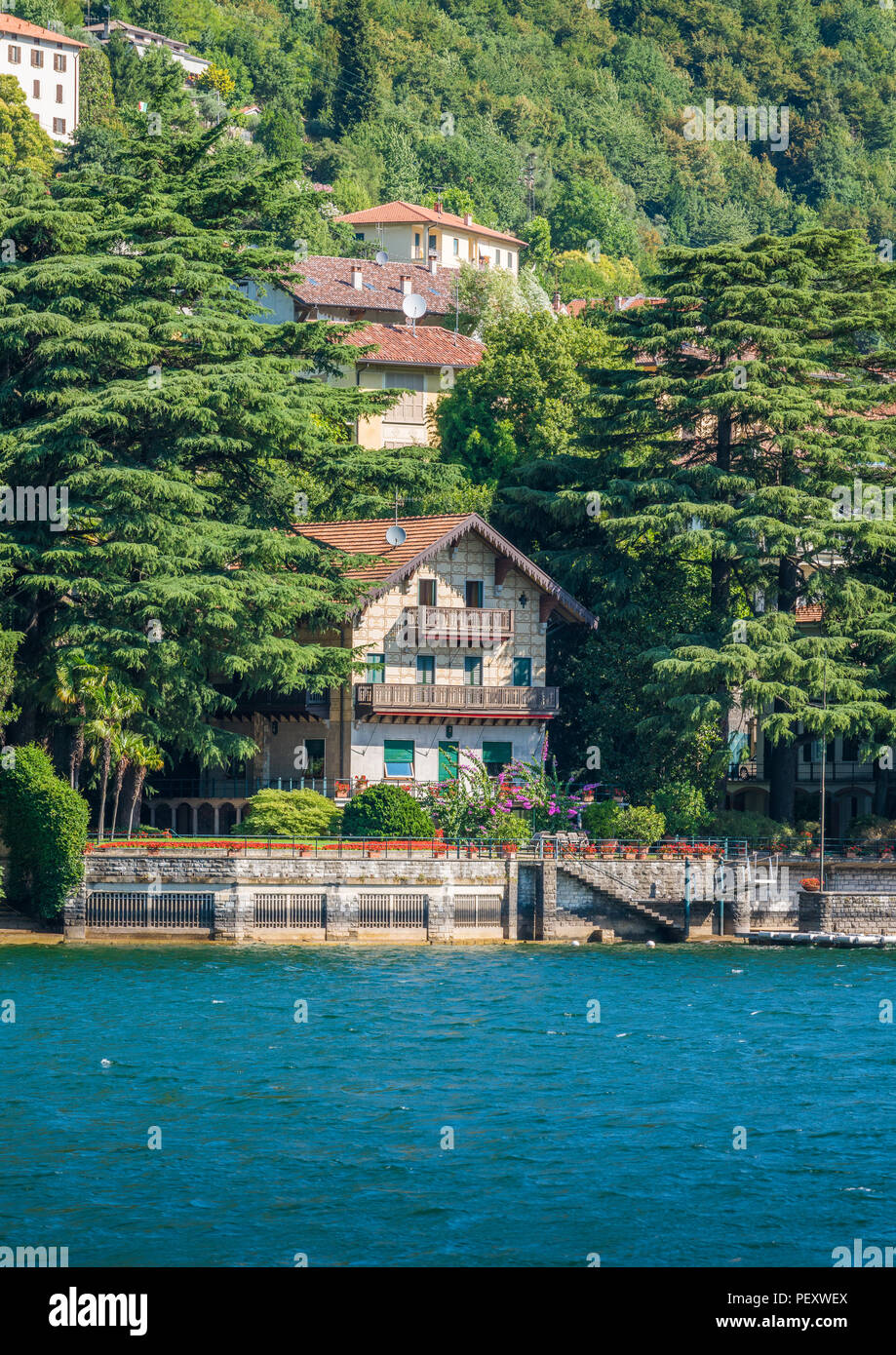 Scenic sight in Laglio, Lake Como, Lombardy, Italy Stock Photo - Alamy