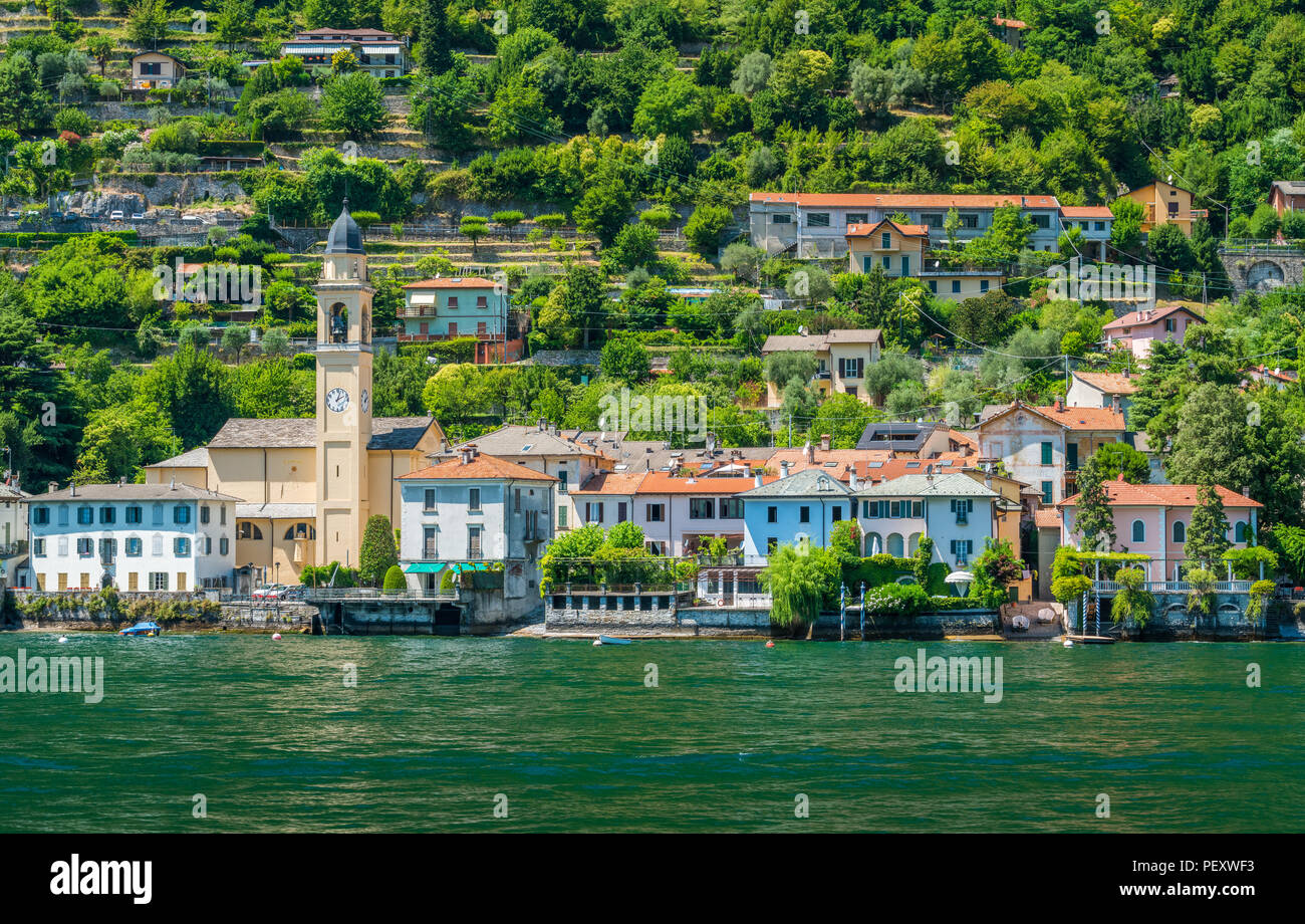 Scenic sight in Laglio, Lake Como, Lombardy, Italy Stock Photo - Alamy