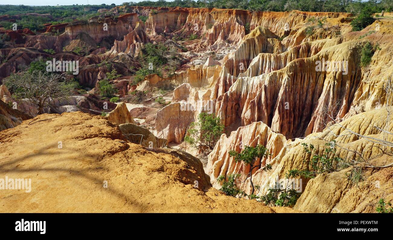 Hells Kitchen Canyon of Marafa in Keyna Stock Photo - Alamy
