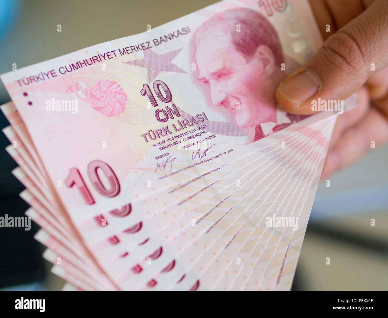 Banknote Of Turkey High Resolution Stock Photography and Images - Alamy