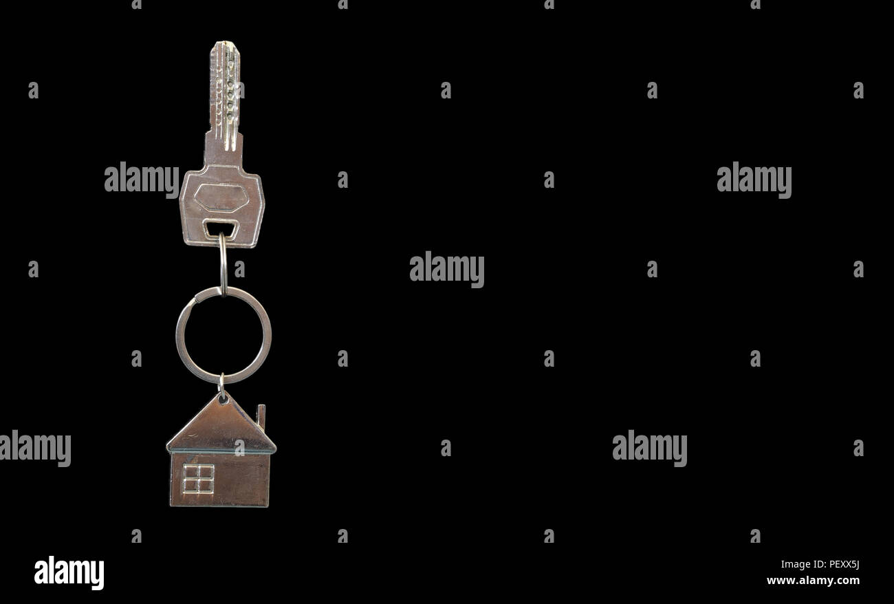 metal home keychain Stock Photo - Alamy
