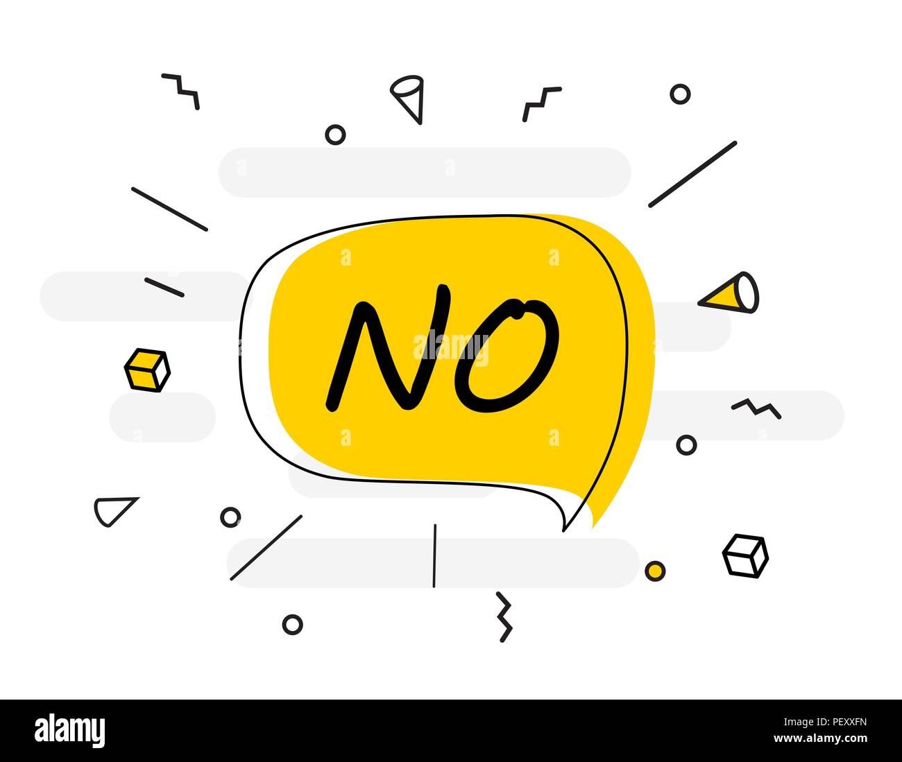 No banner poster sticker Cut Out Stock Images & Pictures - Alamy