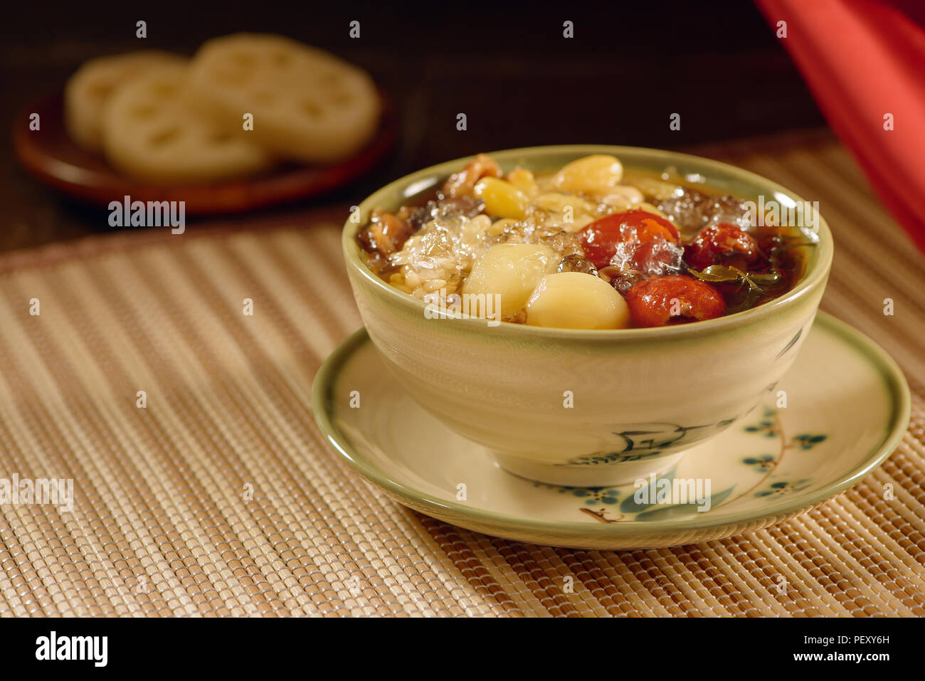 Ching bo leung is sweet cold soup in Chinese and Vietnamese cuisine ...