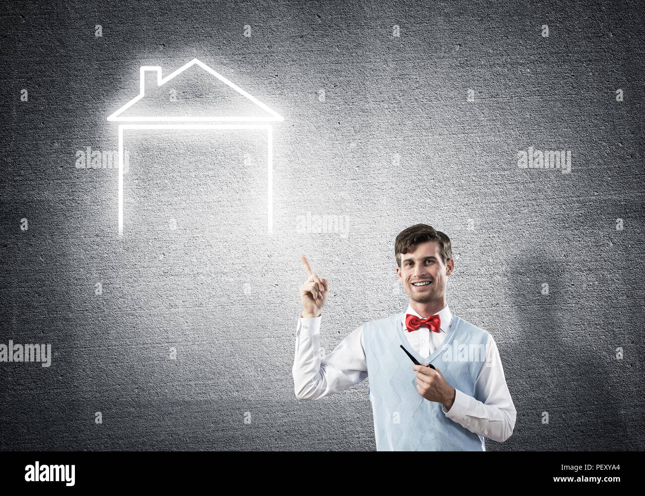 Elegant banker wearing red hi-res stock photography and images - Alamy