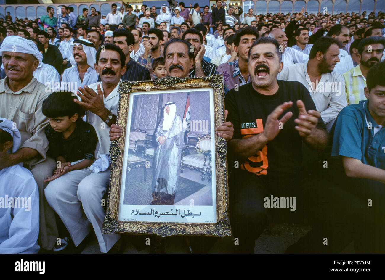 First direct presidential election under saddam hussein hi-res stock ...