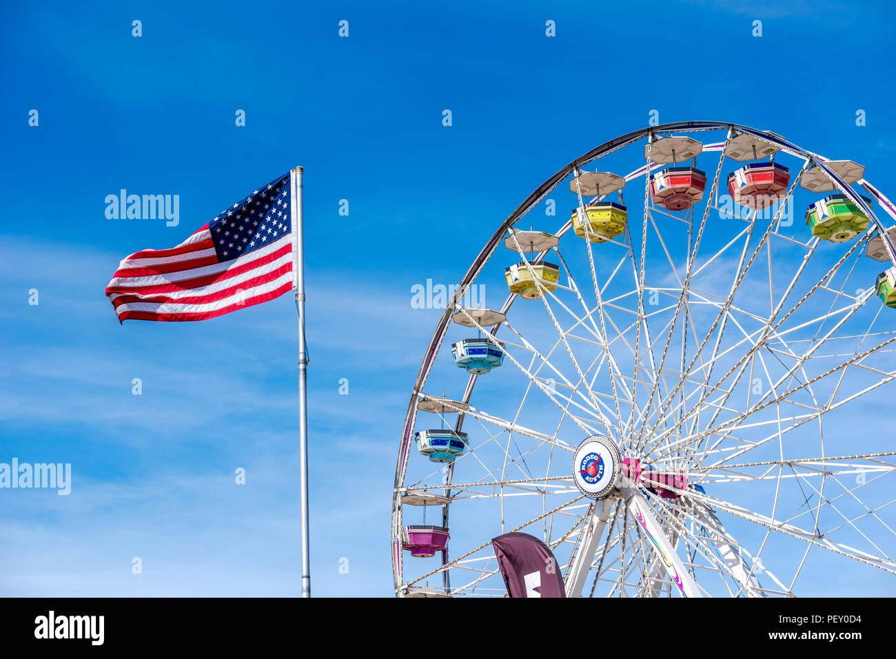 Giant flying flag hi-res stock photography and images - Alamy