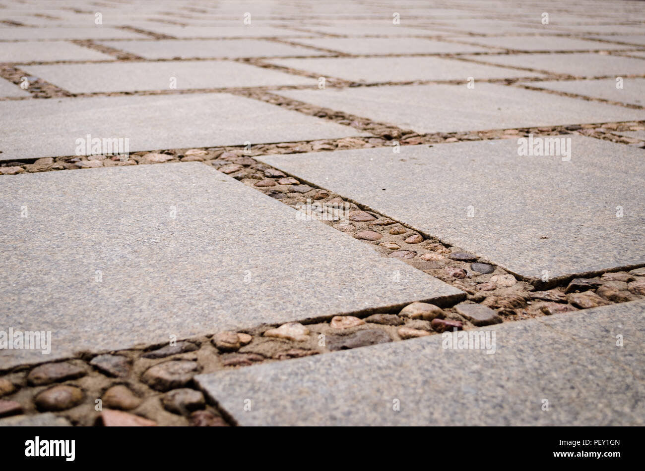 An Old Stone tile patterns Stock Photo - Alamy