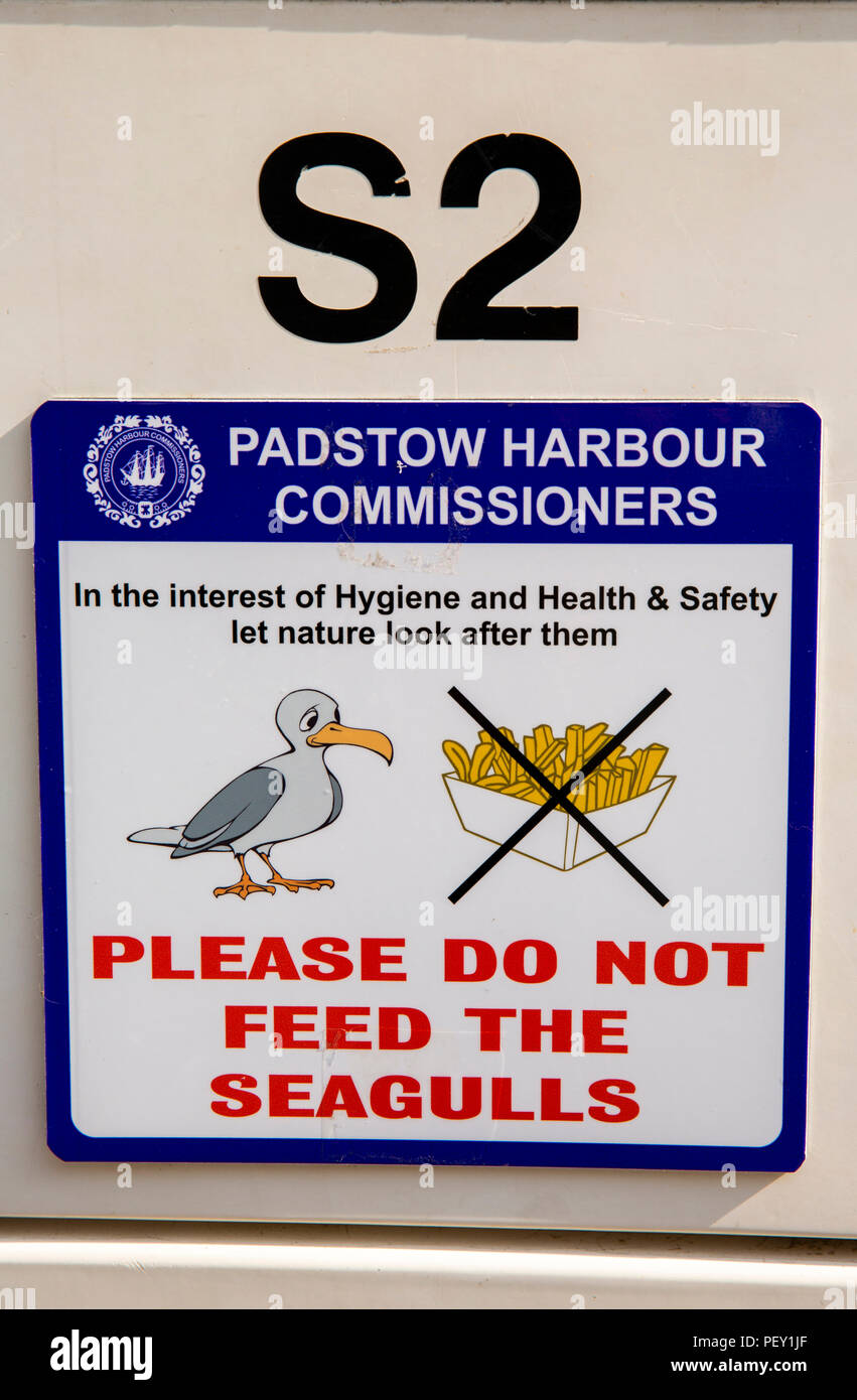 Seagull warning sign hi-res stock photography and images - Alamy