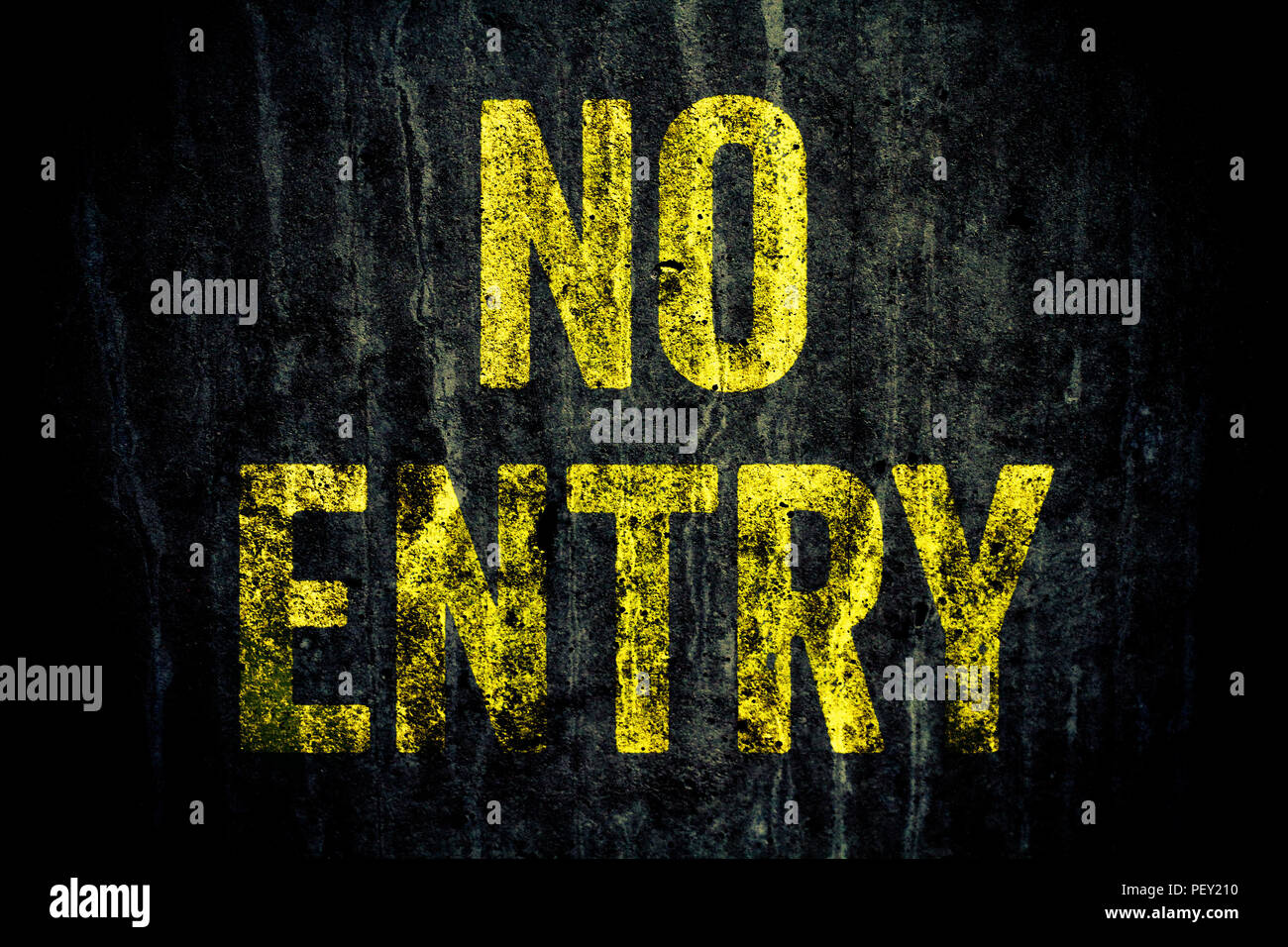 No entry warning sign hi-res stock photography and images - Alamy