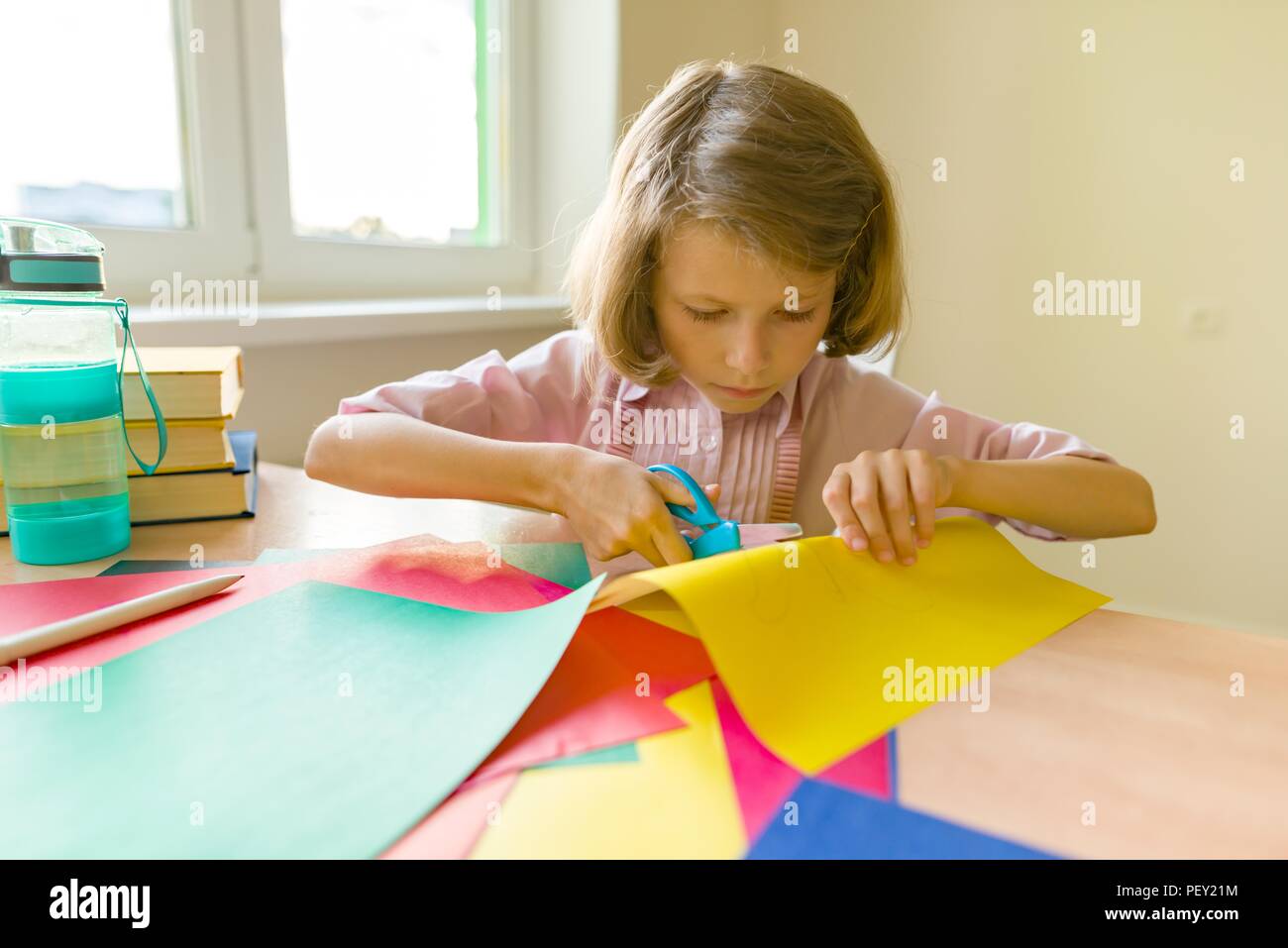 School, education, knowledge and children. Pupil of elementary school ...