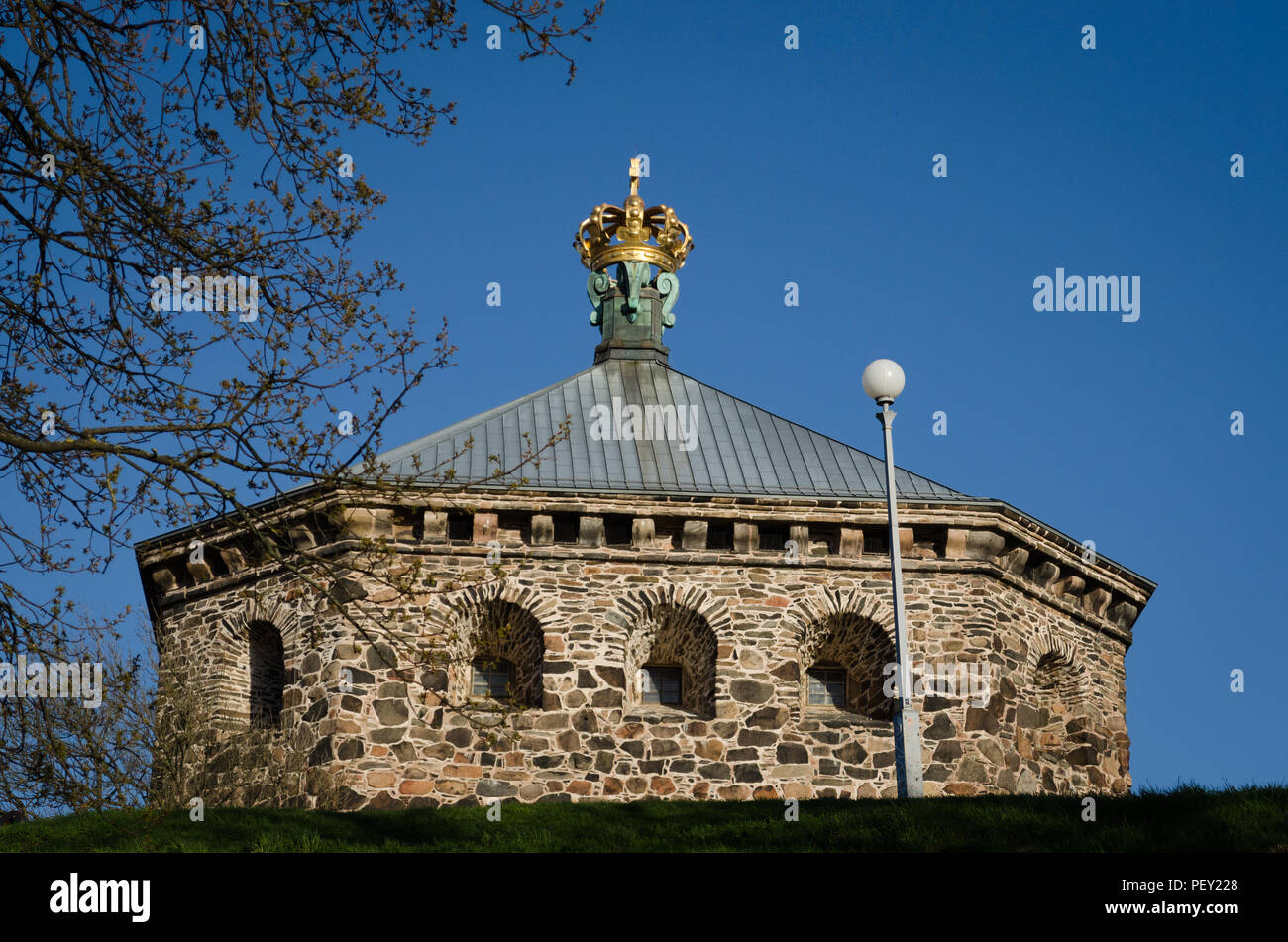Skasen Kronan a museum in Gothenburg Sweden located at the top of a ...