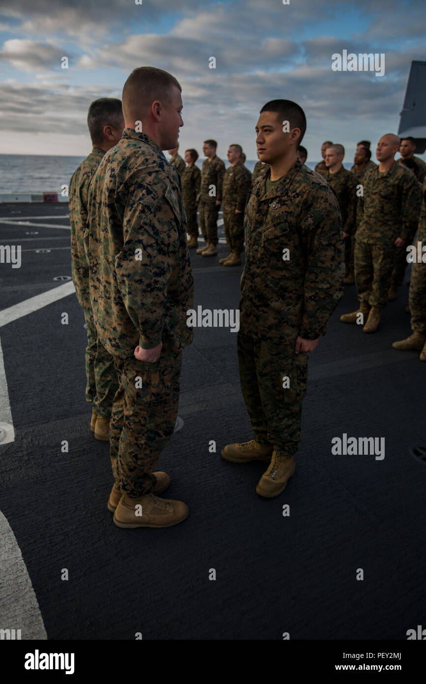 U.S. Navy Hospital Corpsman 3rd Class Nicolas Biscocho with Combat ...