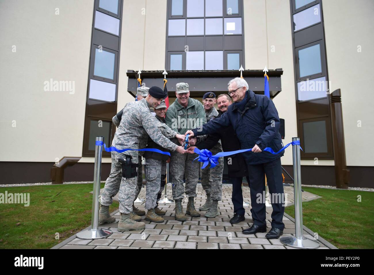 Brig. Gen. Jon T. Thomas, 86th Airlift Wing commander, and 569th U.S ...