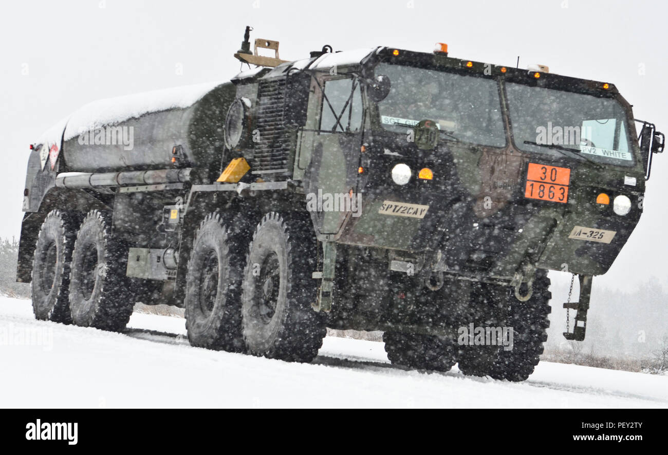 Snow Army Truck