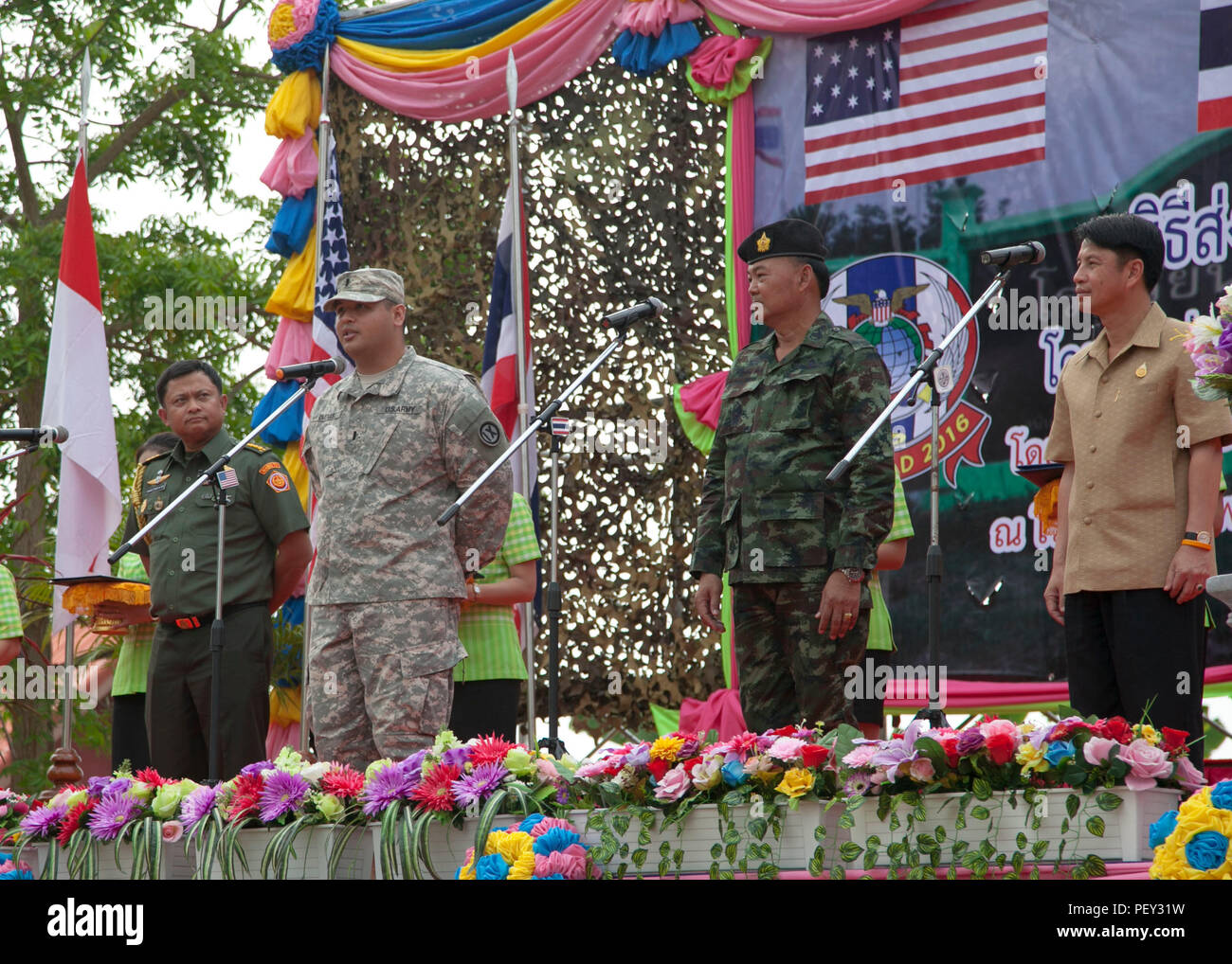 U S Army 1st Lt Quintin Duenas A Guam Native Gives His Remarks
