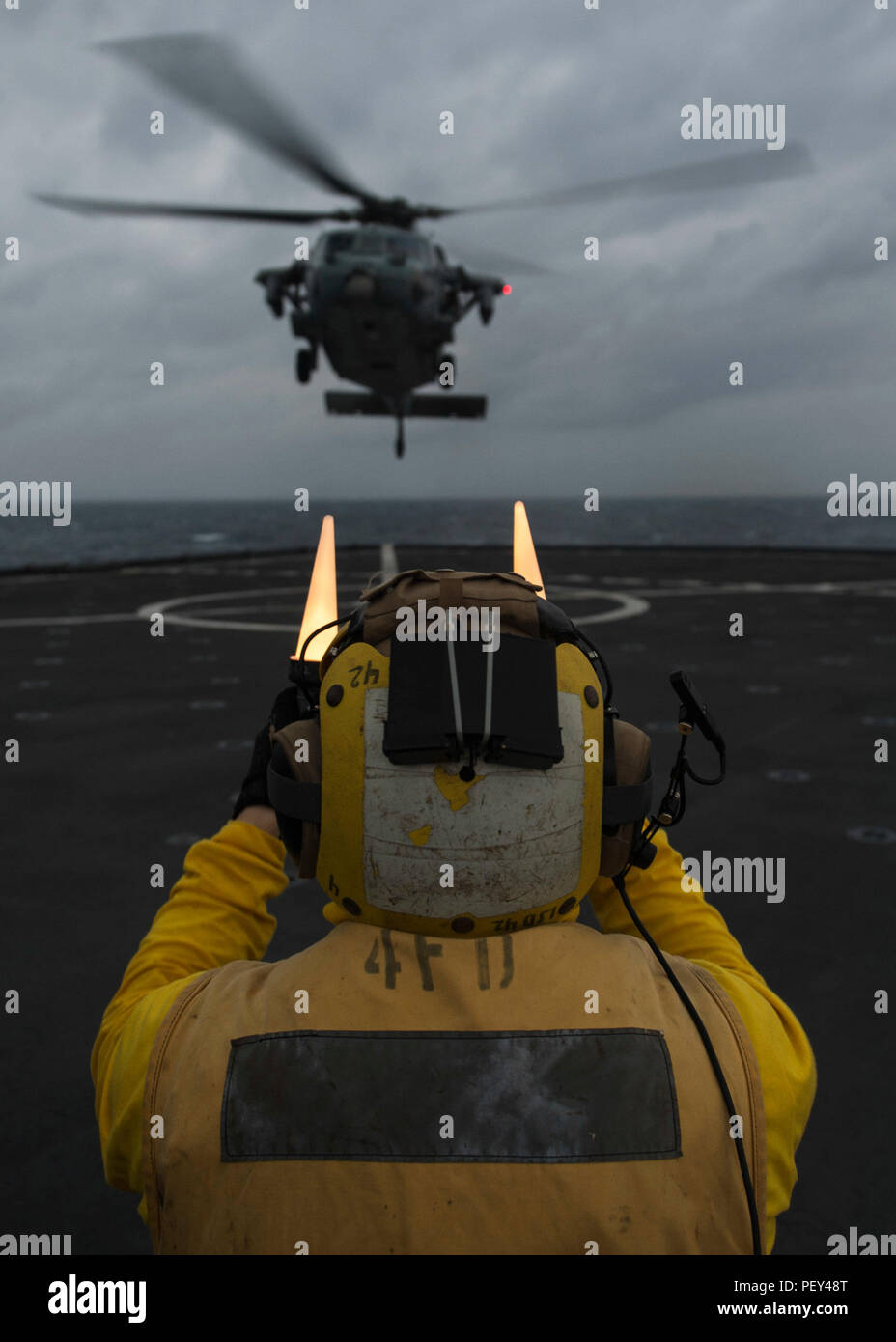 EASTERN COAST OKINAWA (Feb. 12, 2016) – Boatswain’s Mate 3rd Class John ...