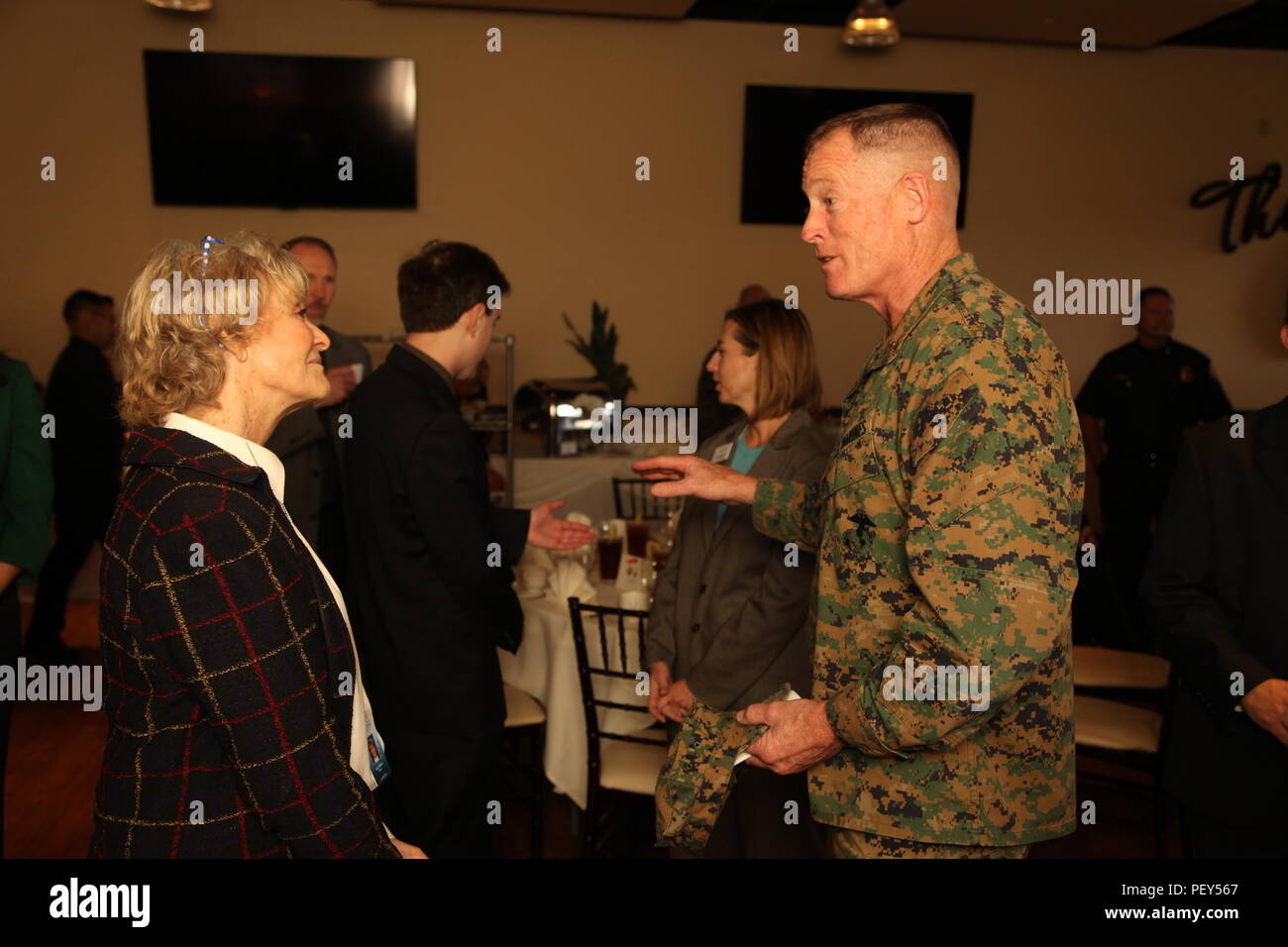 U.S. Marine Corps Brig. Gen. Edward D. Banta, Commanding General ...