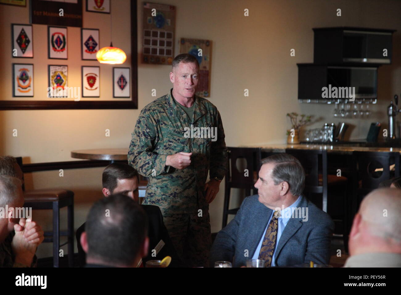 U.S. Marine Corps Brig. Gen. Edward D. Banta, Commanding General ...