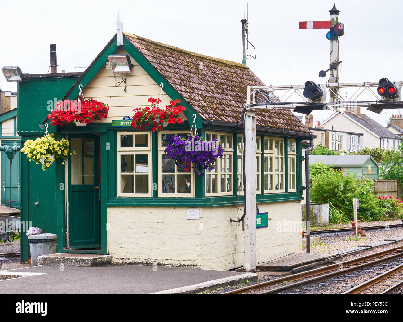 Train signal box hi-res stock photography and images - Alamy