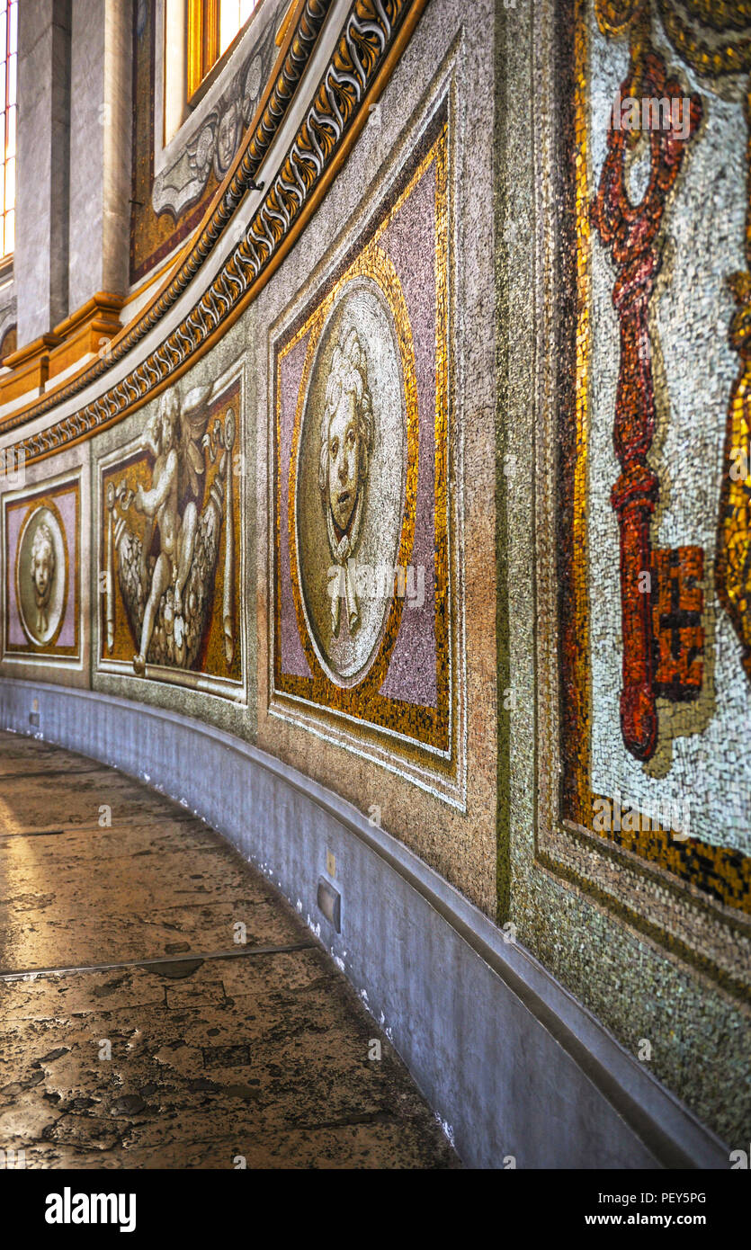 Impressive interior of San Pietro cathedral Stock Photo - Alamy
