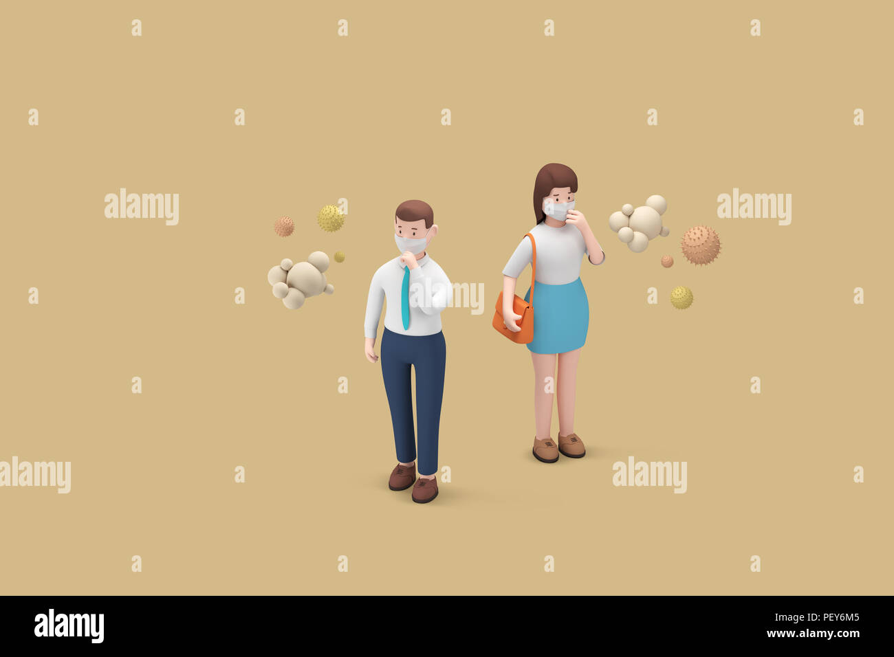 Health and safety 3D flat design 003 Stock Photo - Alamy