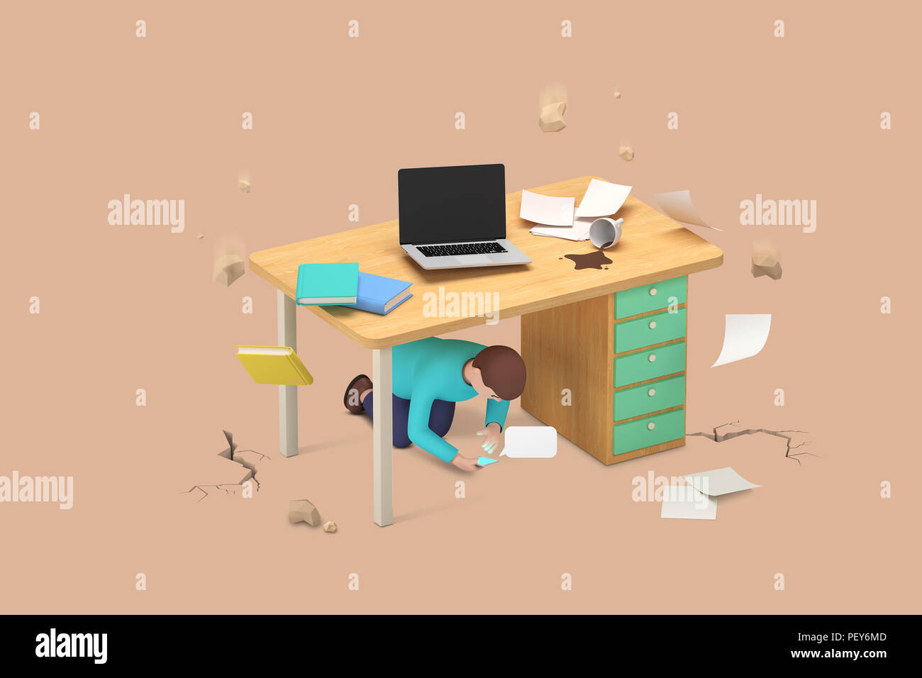 Health and safety 3D flat design 001 Stock Photo - Alamy