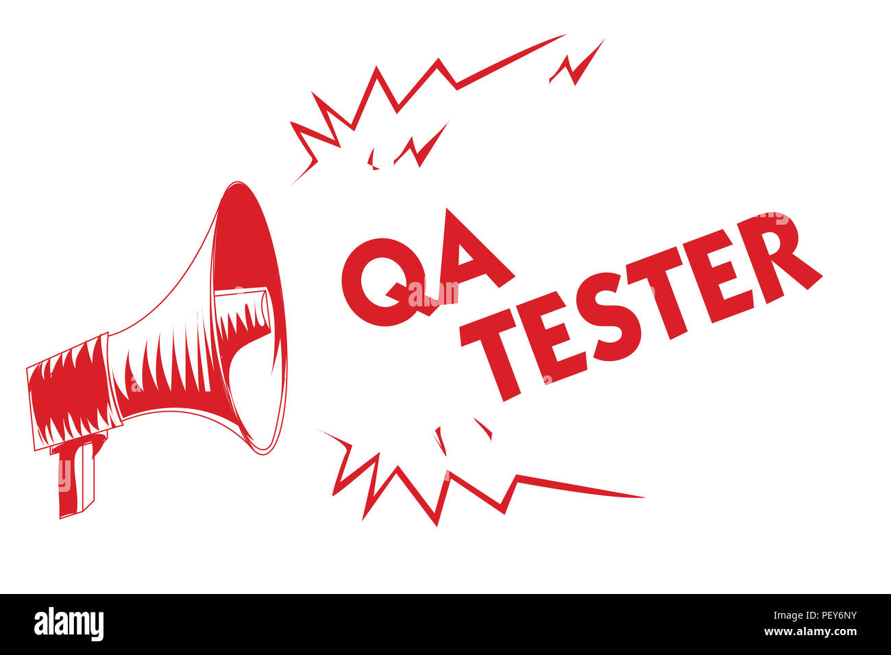 Handwriting Text Qa Tester Concept Meaning Quality Assurance Of An On