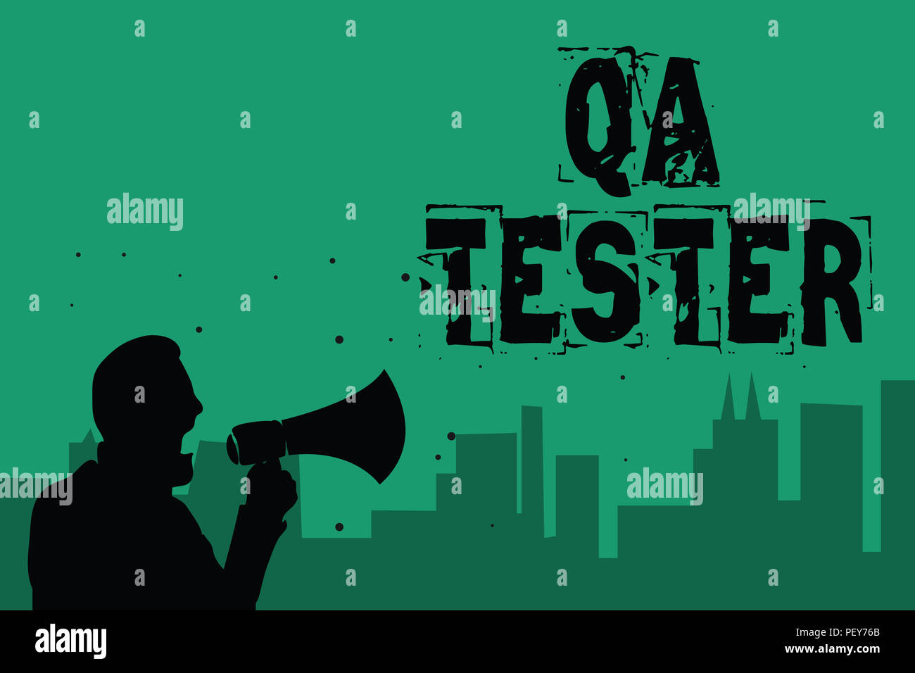 Word Writing Text Qa Tester Business Concept For Quality Assurance Of An On Going Project