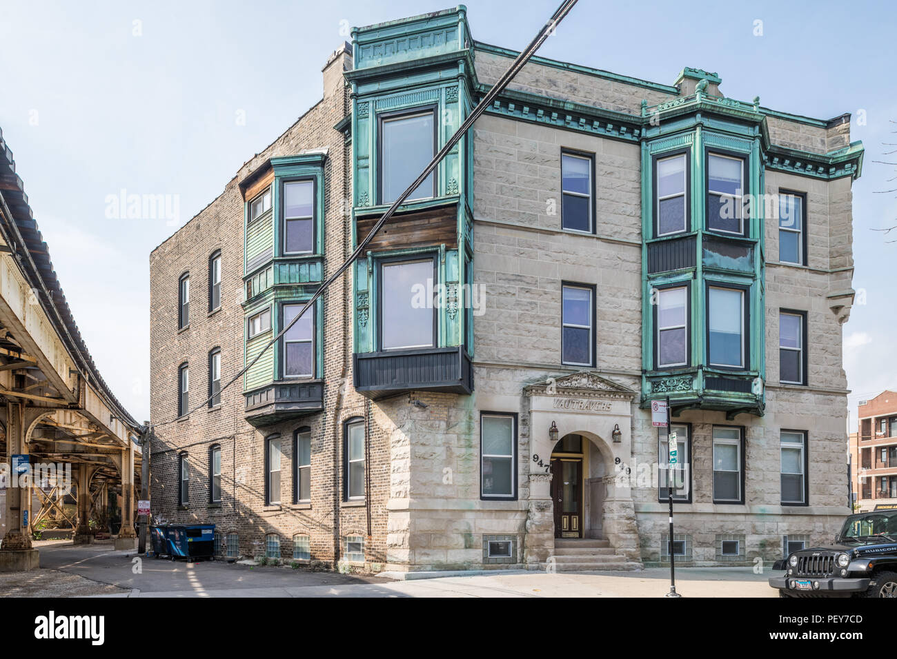 Buildings in the Lakeview neighborhood Stock Photo - Alamy