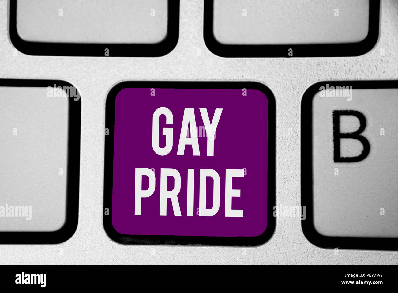 Writing note showing Gay Pride. Business photo showcasing Dignity of an ...