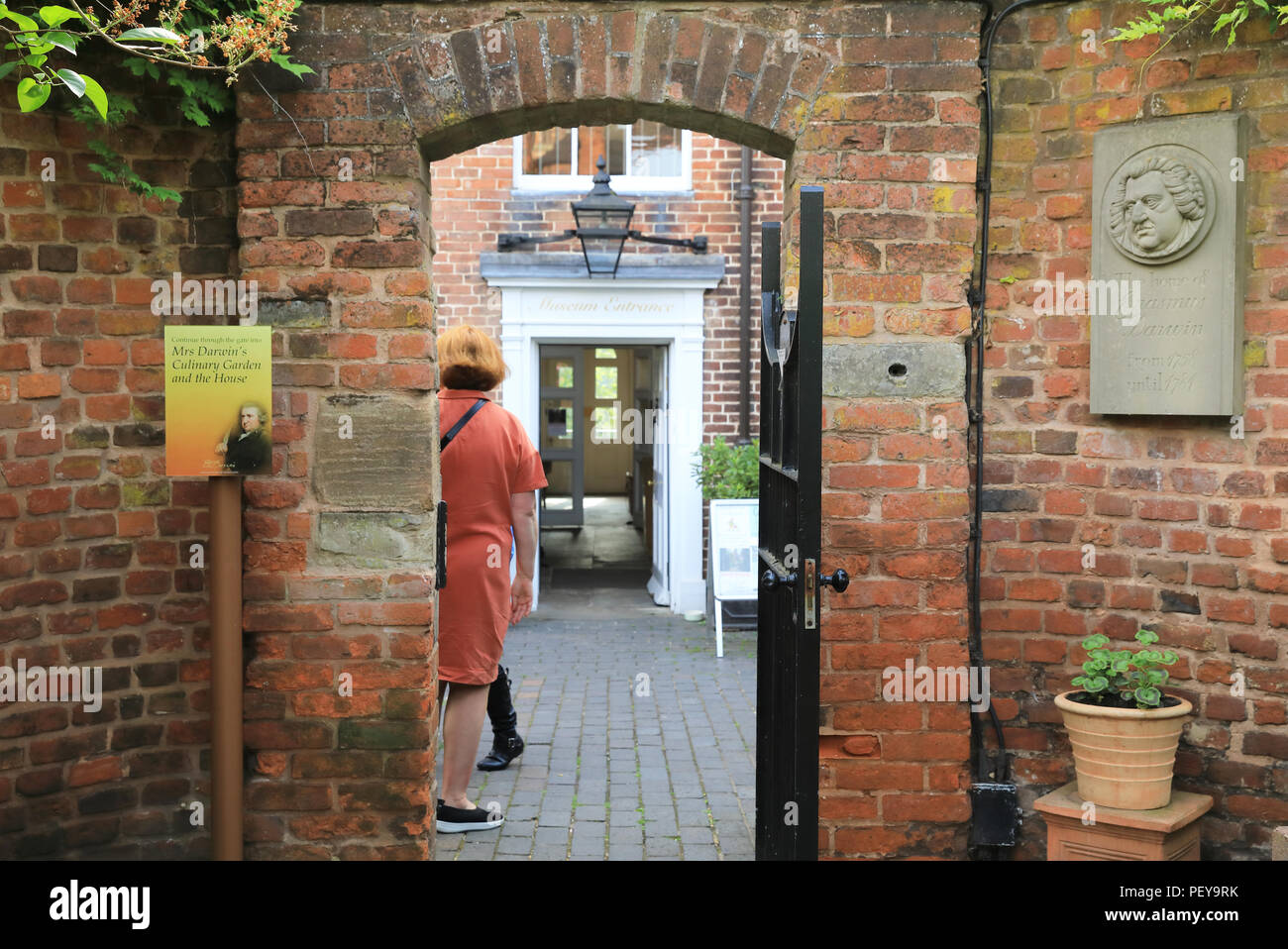 Mrs Darwin's Culinary Garden and the House, in the home of Erasmus ...