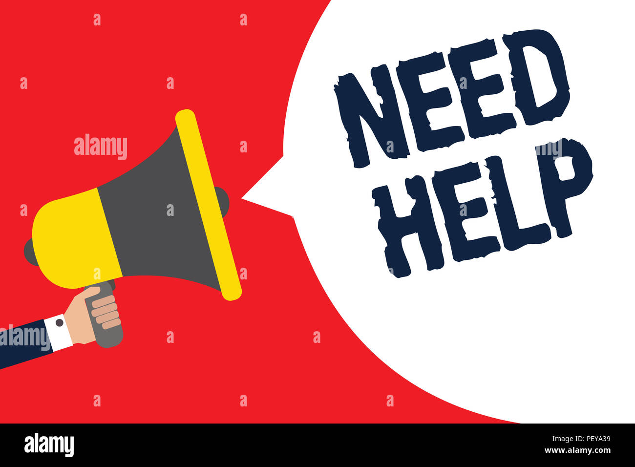 Text sign showing Need Help. Conceptual photo When someone is under ...