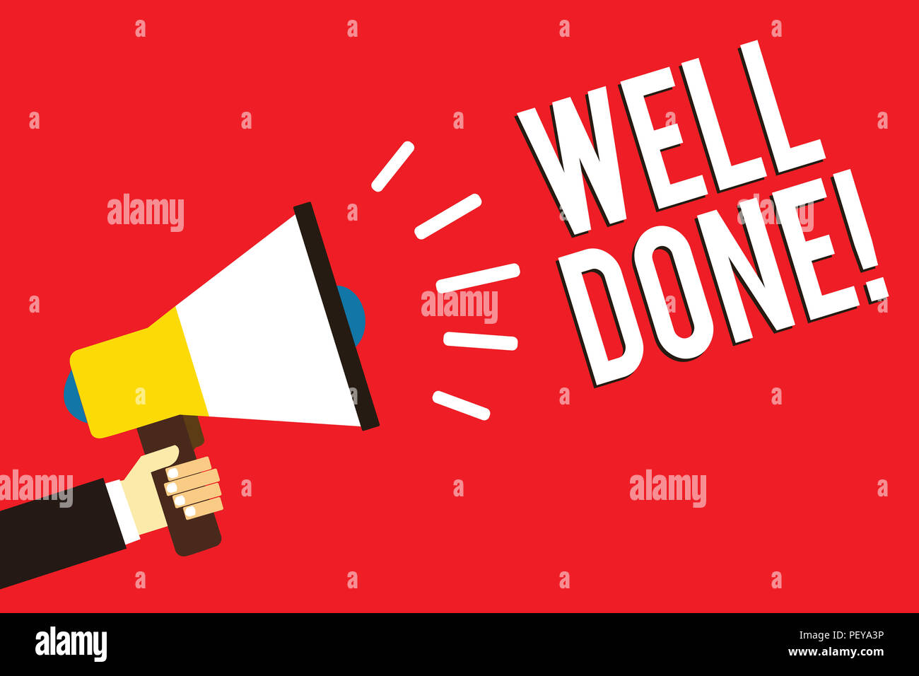 Job well done man writing hi-res stock photography and images - Alamy