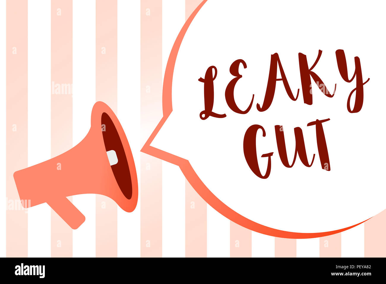 Word writing text Leaky Gut. Business concept for A condition in which ... Word writing text Leaky Gut. Business concept for A condition in which ...