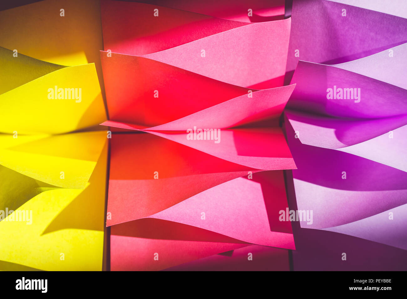 Colorful abstract background, made of paper stickers Stock Photo - Alamy