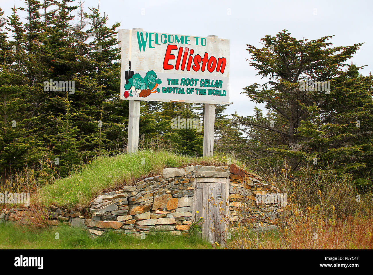 Elliston, Newfoundland, Canada. The root cellar capital of the world ...