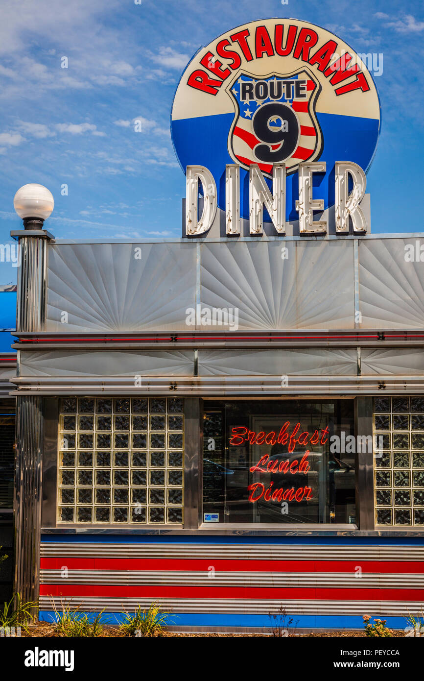 Route 9 Diner Hadley, Massachusetts, USA Stock Photo - Alamy