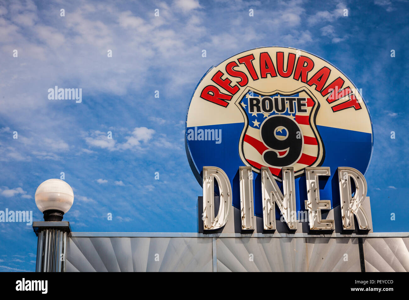 Route 9 Diner Hadley, Massachusetts, USA Stock Photo - Alamy