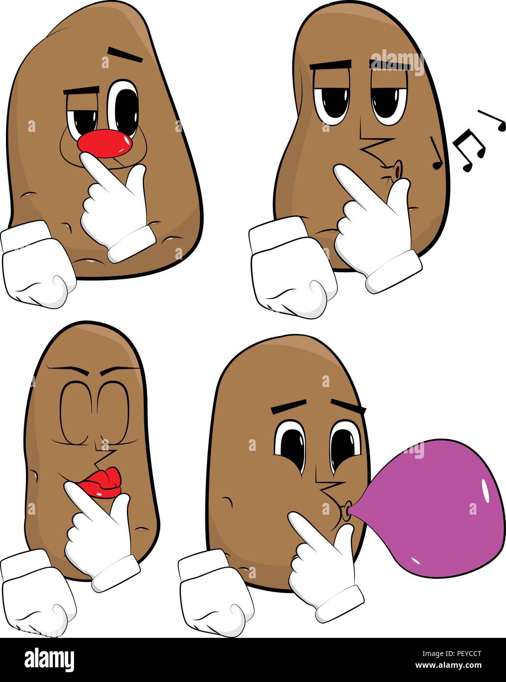 Cartoon Potato High Resolution Stock Photography and Images - Alamy