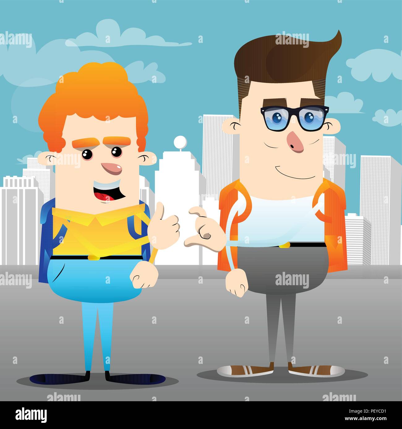 Cartoon Making Choice High Resolution Stock Photography and Images - Alamy