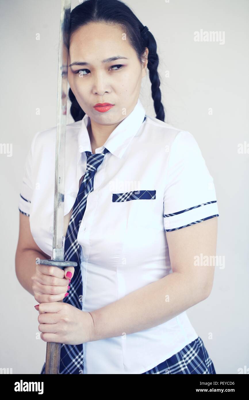 Japanese school girl hi-res stock photography and images - Alamy