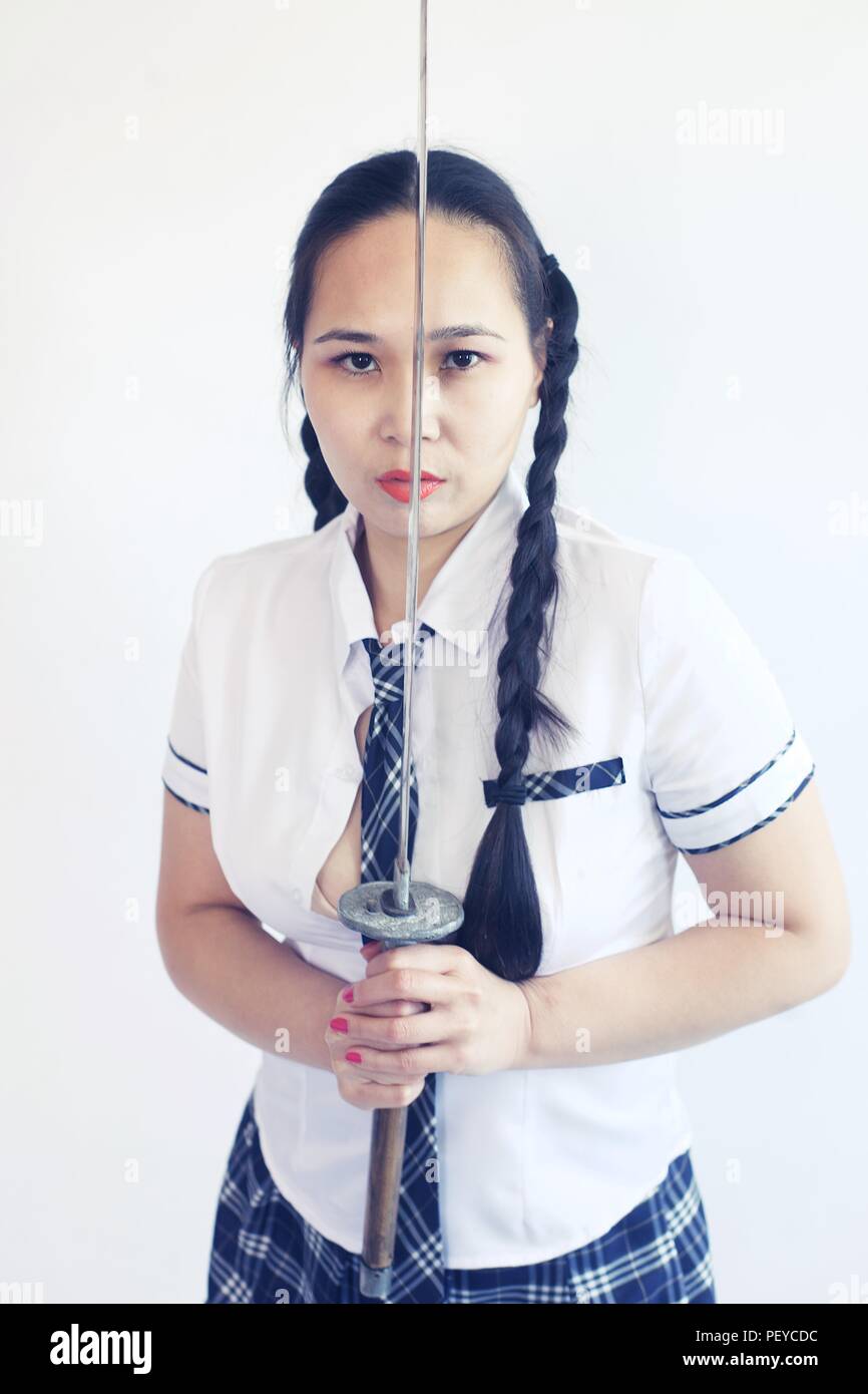 Japanese school girl hi-res stock photography and images - Alamy