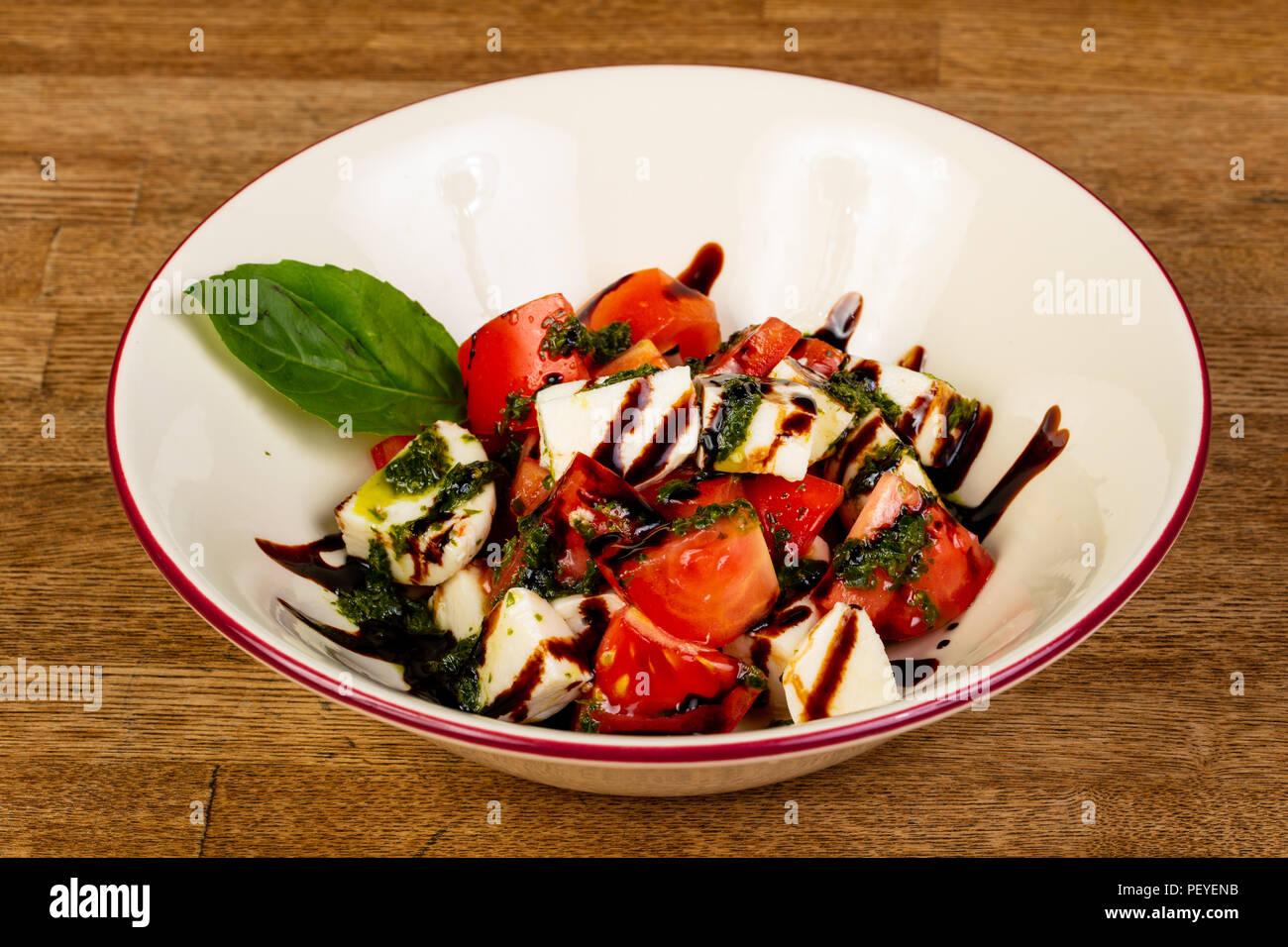 Traditional Greek salad with feta cheese Stock Photo - Alamy