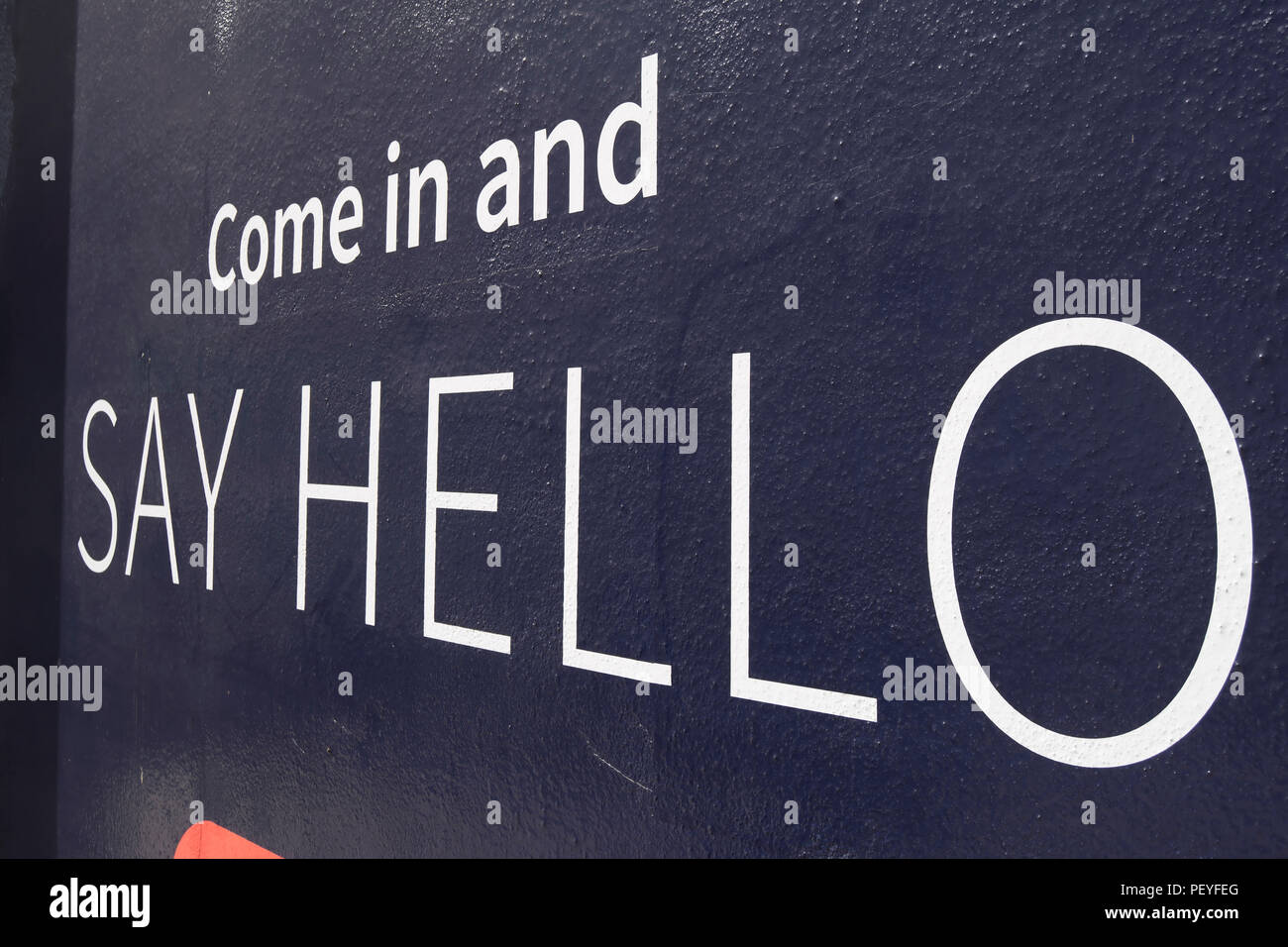 Hello student hi-res stock photography and images - Alamy