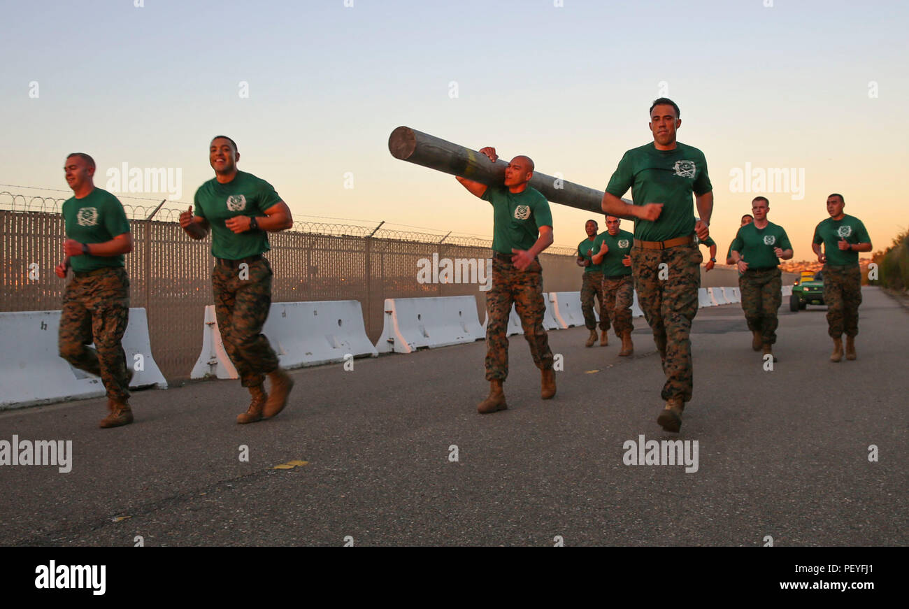 Marines with Receiving Company, Recruit Training Regiment, Support ...