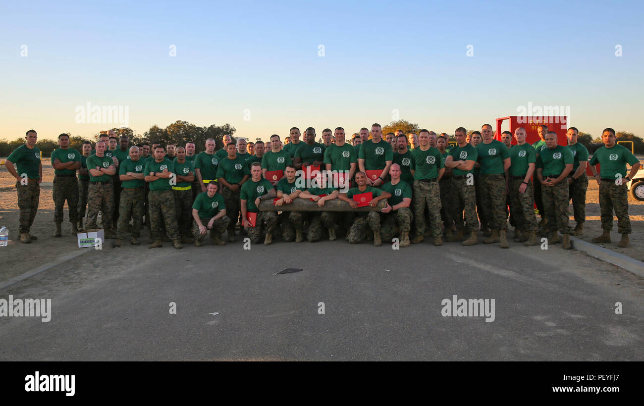 Marines with the Recruit Training Regiment, Support Battalion, pose for ...