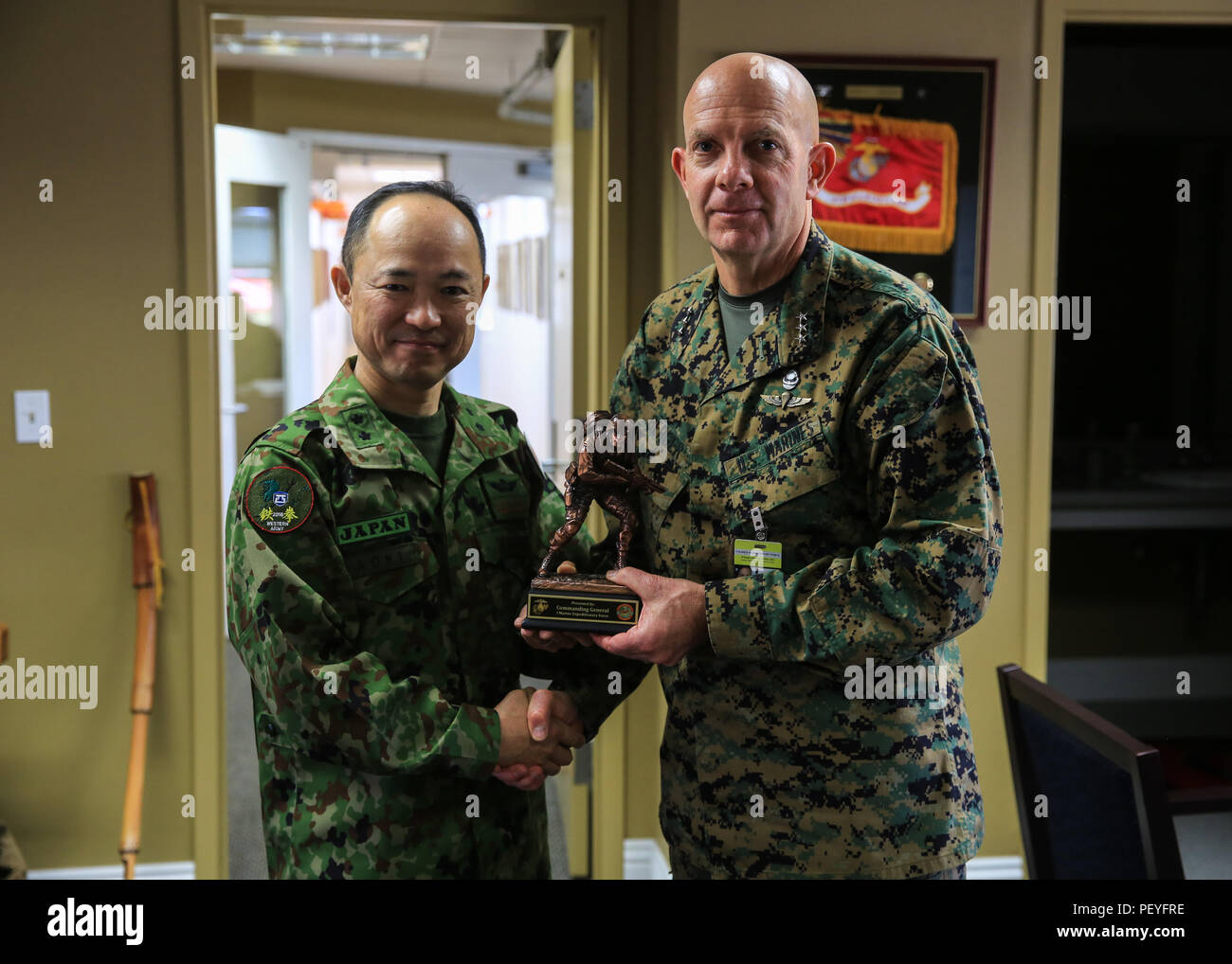 U.S. Marine Corps Lt. Gen. David H. Berger, commanding general, I ...